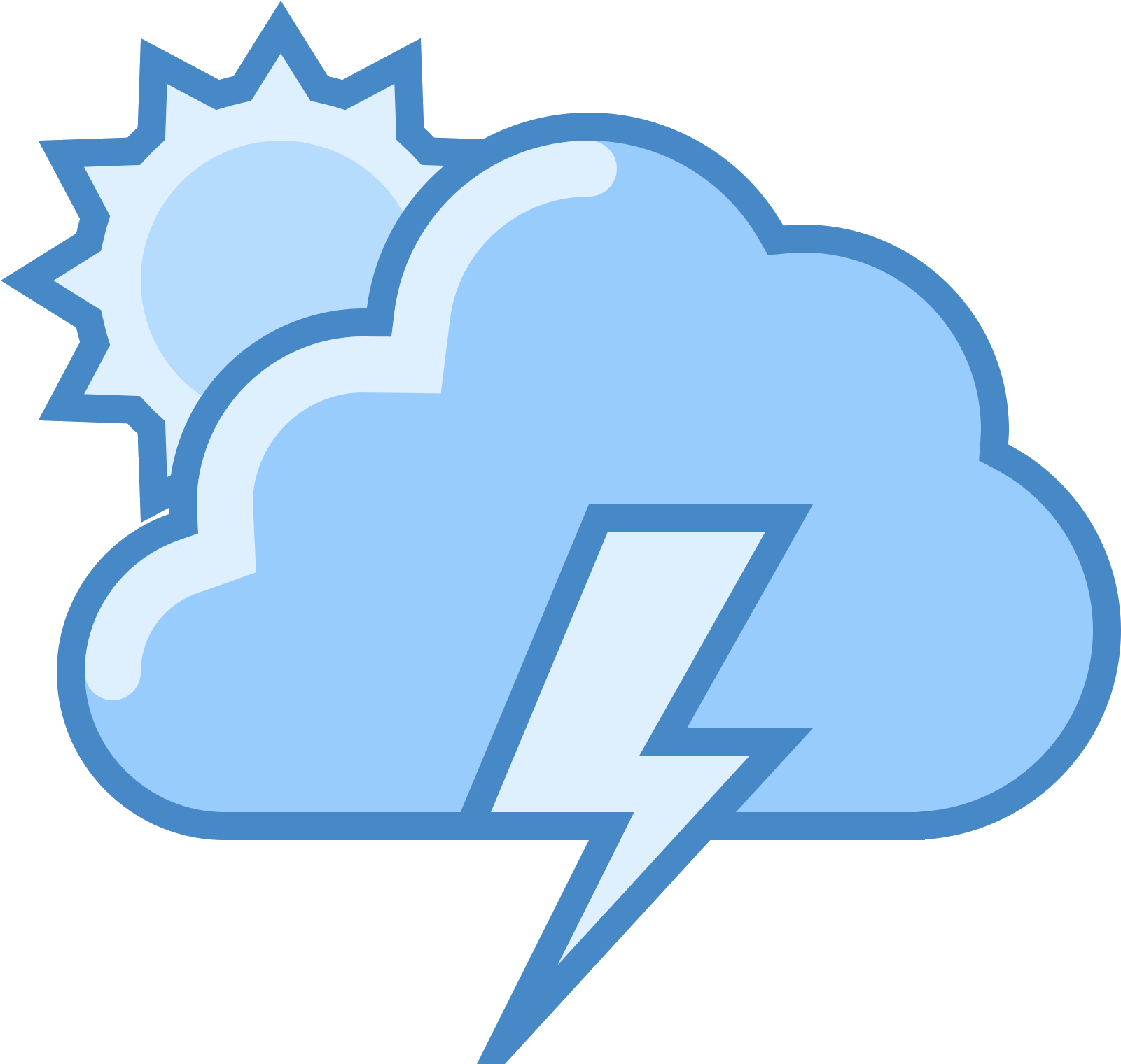 Stormy Weather Icon - Icon (1600x1600), Png Download