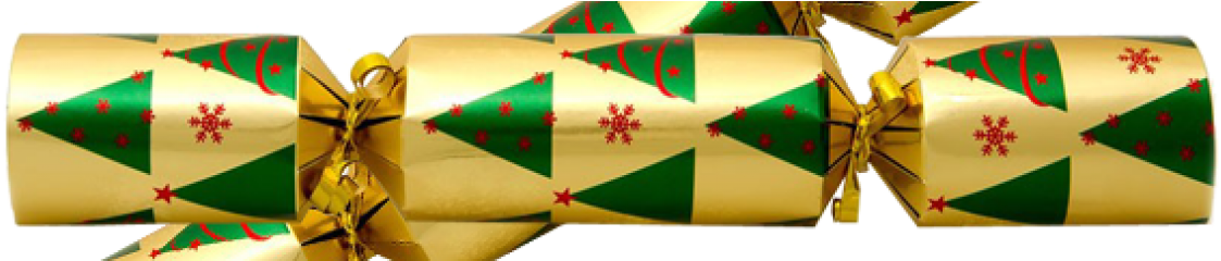 Download Cropped Christmas Crackers Transparent Background - Christmas ...