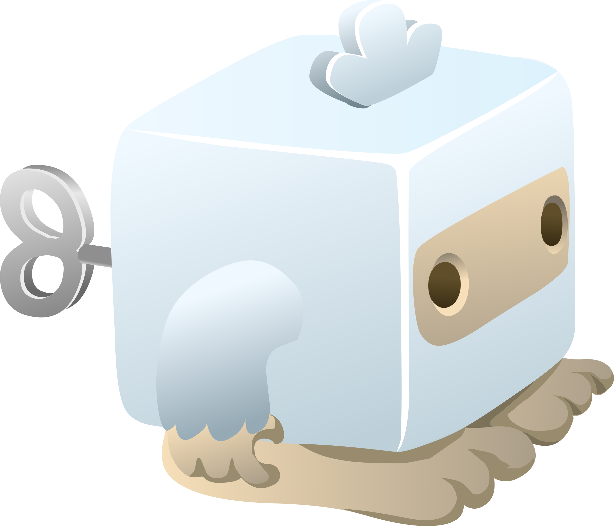 This Free Icons Png Design Of Cubimal Npc Yeti (2400x2056), Png Download