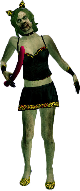 Dead Rising Zombie Kitty - Dead Rising Rebecca Zombie (272x649), Png ...