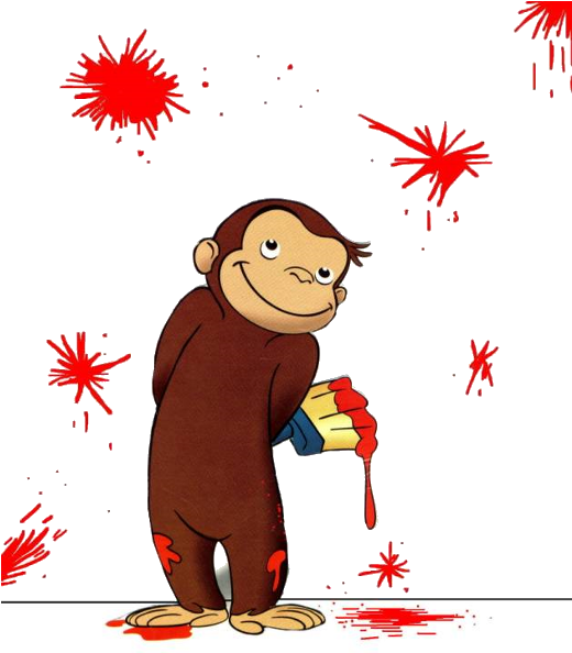 Curious George No Background (600x600), Png Download