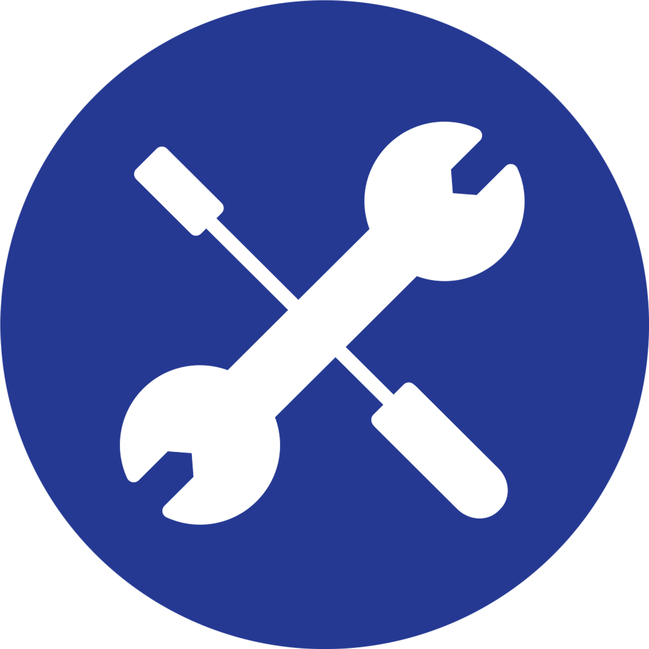 Download Icon Of Solid White Check Mark Inside Solid Blue Award ...