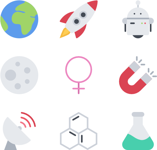 Physical And Physical Sciences Icons - Physics Icons (600x564), Png ...