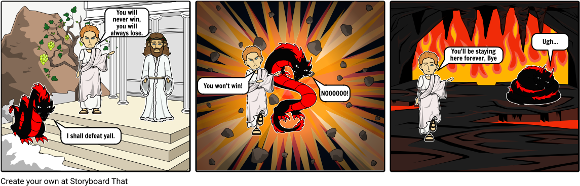 Michael The Archangel - Cartoon (1164x385), Png Download