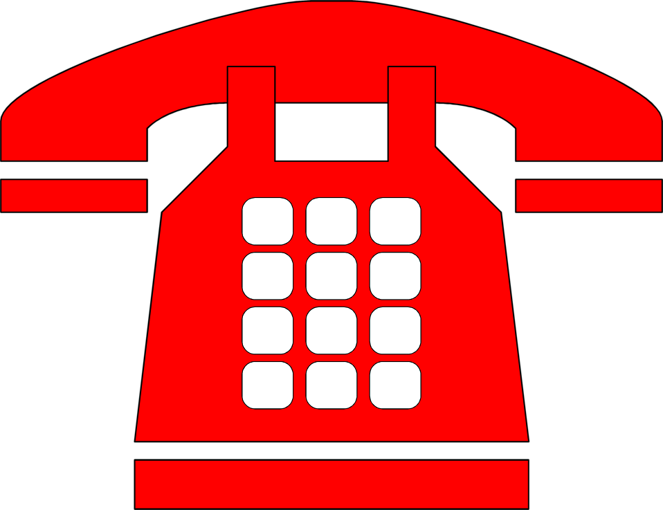 Telephone Clipart Telephone Logo - Red Telephone Logo (958x737), Png ...