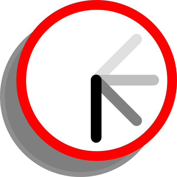 Clock Ticking Gif Png (600x599), Png Download