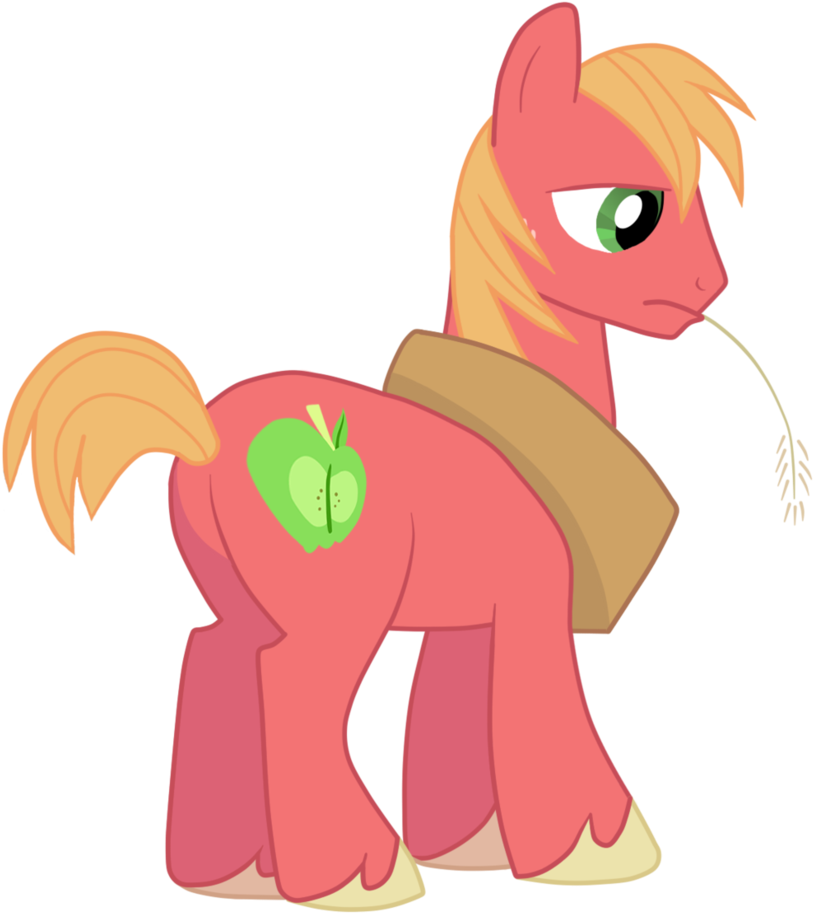 Big Macintosh Vector - Euclidean Vector (843x948), Png Download