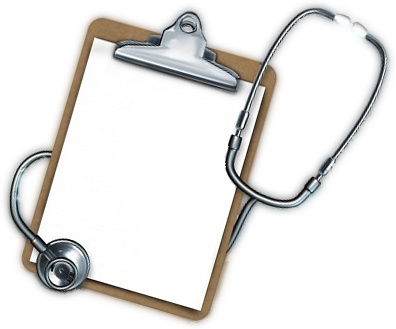 Medical Clipboard Clipart - Doctor Clipboard Png (396x329), Png Download