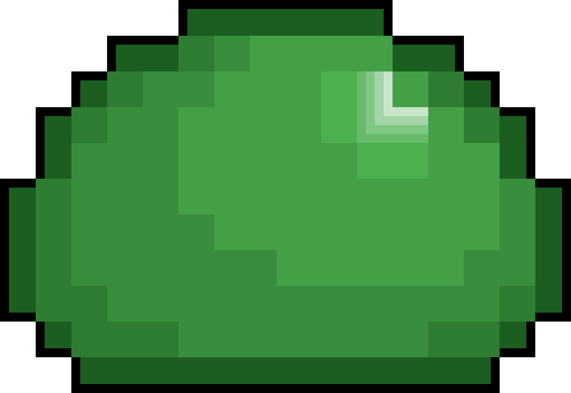 Terraria Green Slime - Terraria Slime (1152x792), Png Download