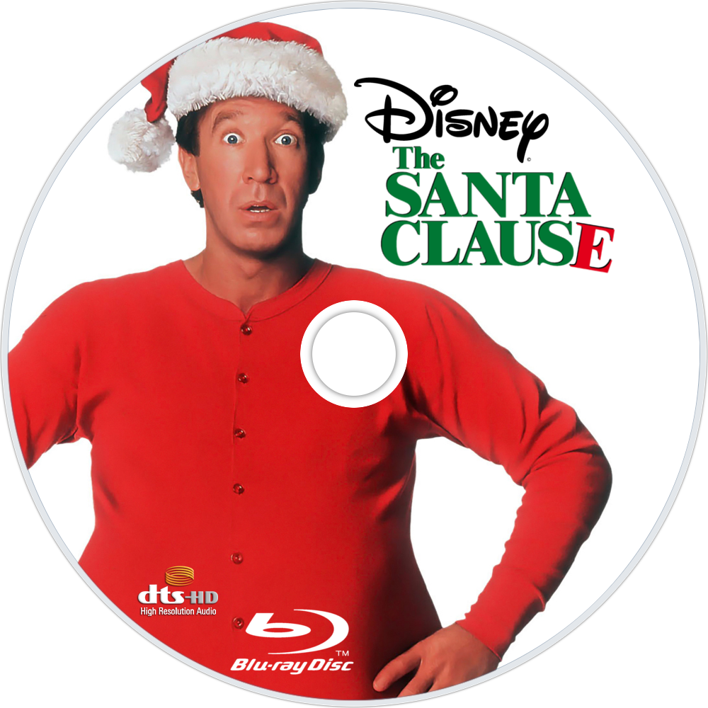 The Santa Clause Bluray Disc Image - Cd (1000x1000), Png Download