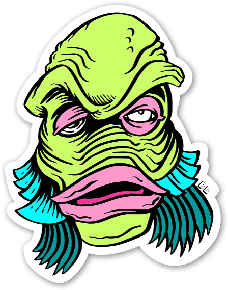 Download Bobby Swamp Thing Custom Stickers Labels Decals | Transparent ...