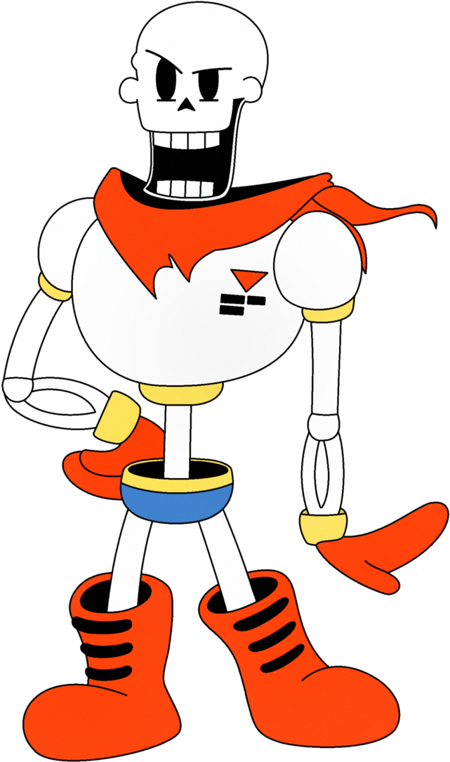 Undertale Papyrus Png - Drawing (711x1124), Png Download