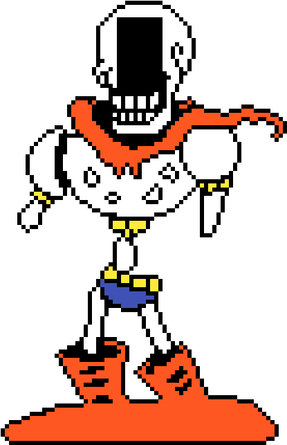 Help Tale Papyrus - Help_tale Papyrus Png (600x1200), Png Download