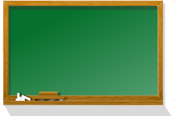 Chalkboard Transparent Png - Chalkboard Clipart (600x395), Png Download