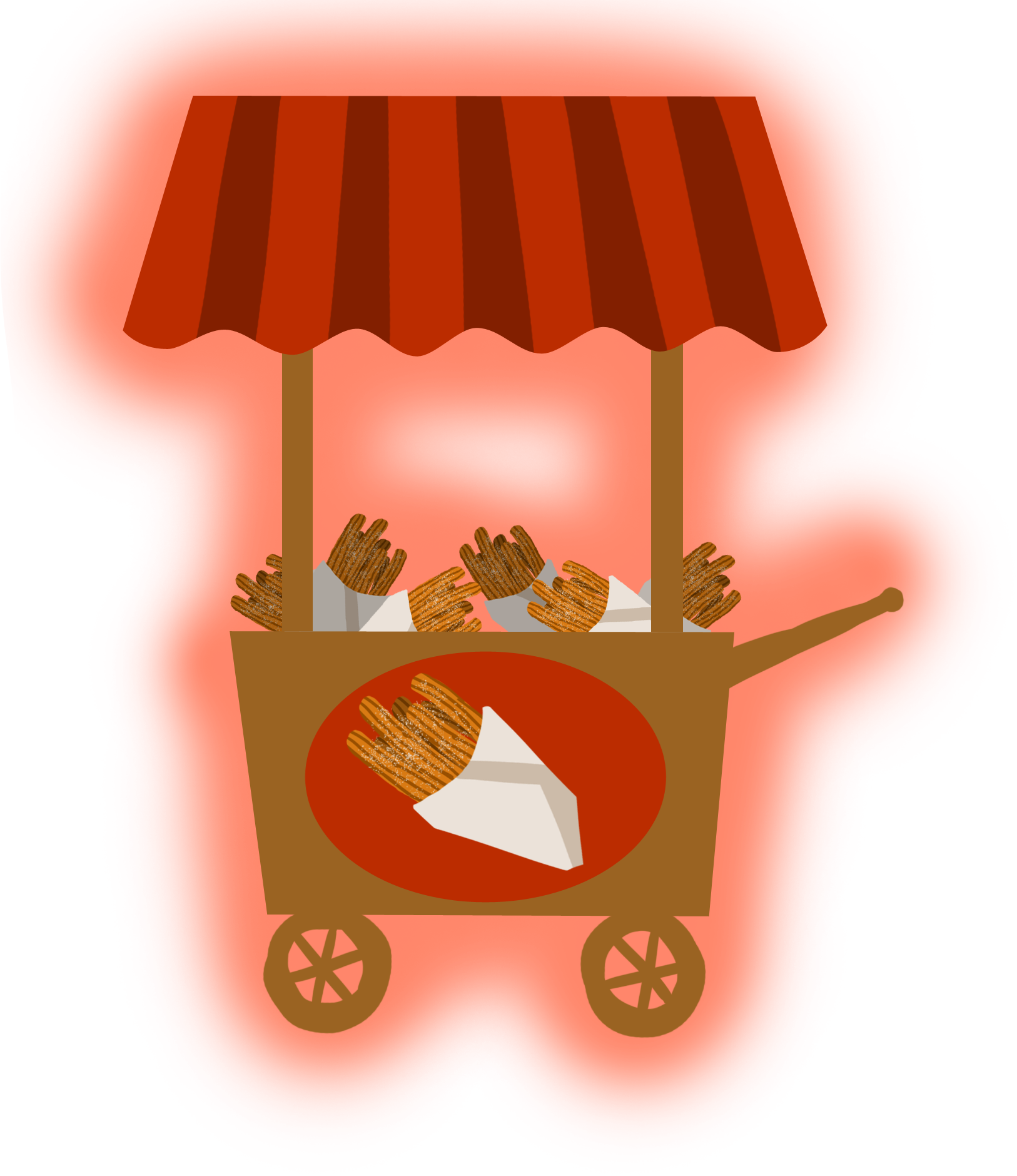 Object - Middle - Churro Stand - Churro Stand Clip Art (1626x1880), Png ...