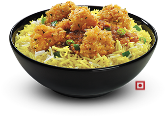 Download Bowl Rice Png Banner Download - Chicken Popcorn Rice Bowl ...