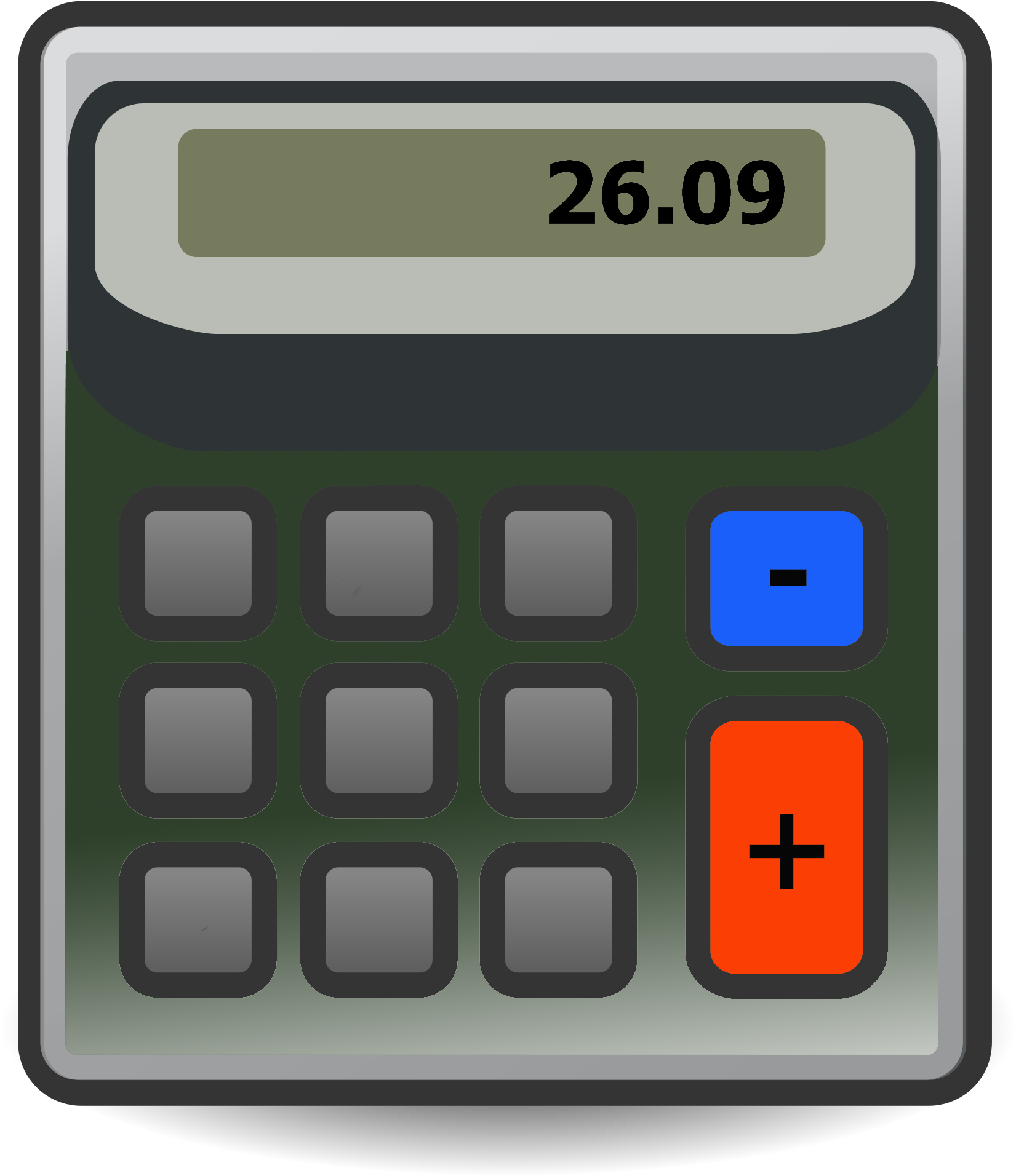 Accessories Calculator 2 - Calculator Clipart Transparent Background ...