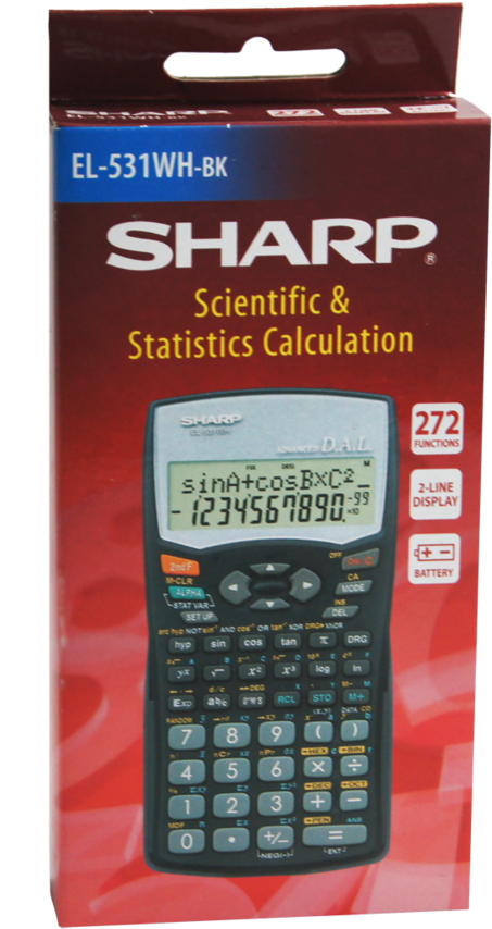 Sharp El 531wh Book Scientific Calculator - Sharp Calculator El 531wh ...