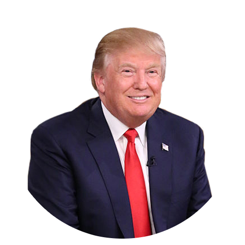 Donald Trump - Donald Trump Headshot Transparent (500x500), Png Download