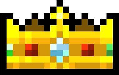 Crown - Minecraft Crown Pixel Art (460x320), Png Download