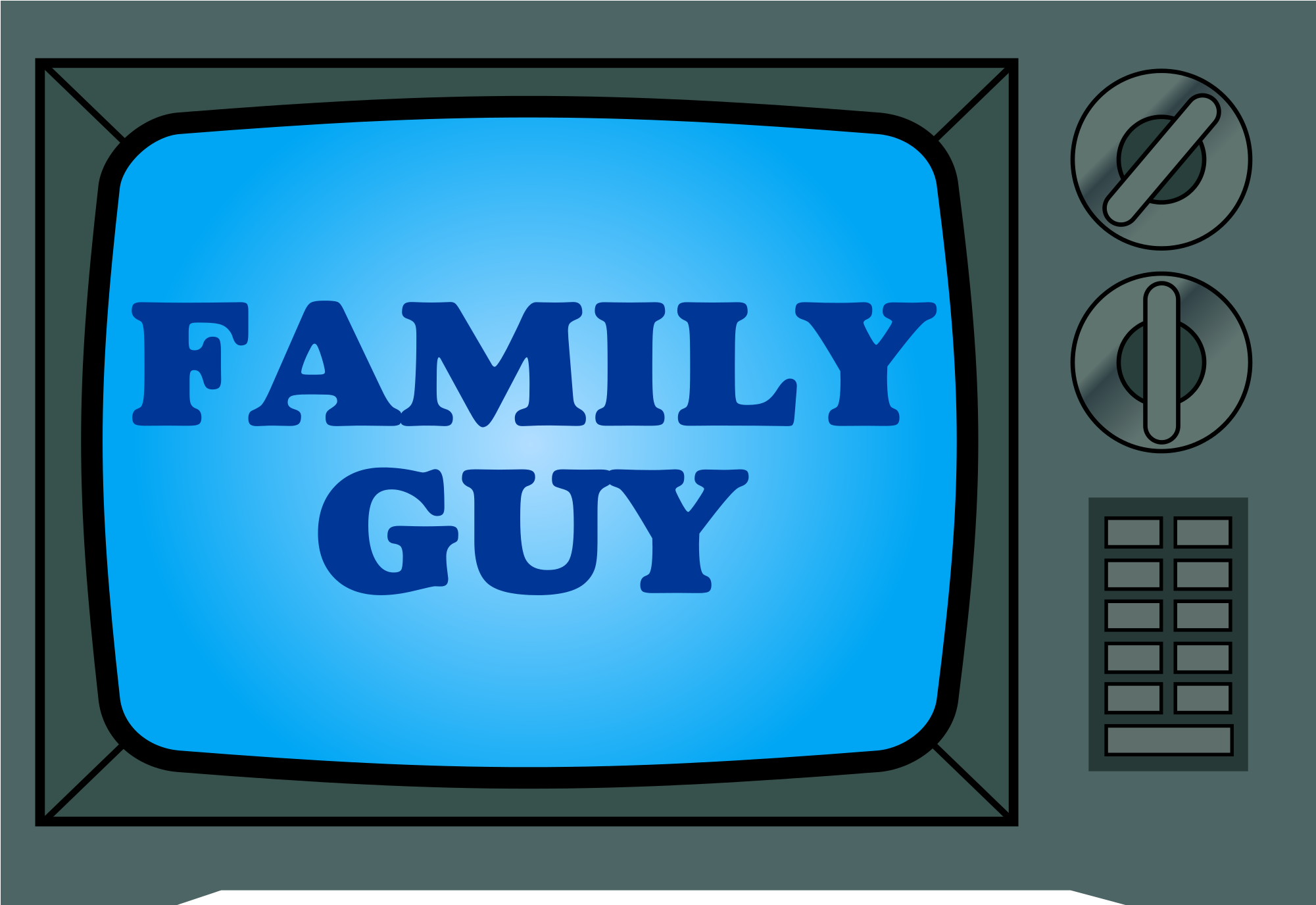 Open - Family Guy Tv (2000x2000), Png Download