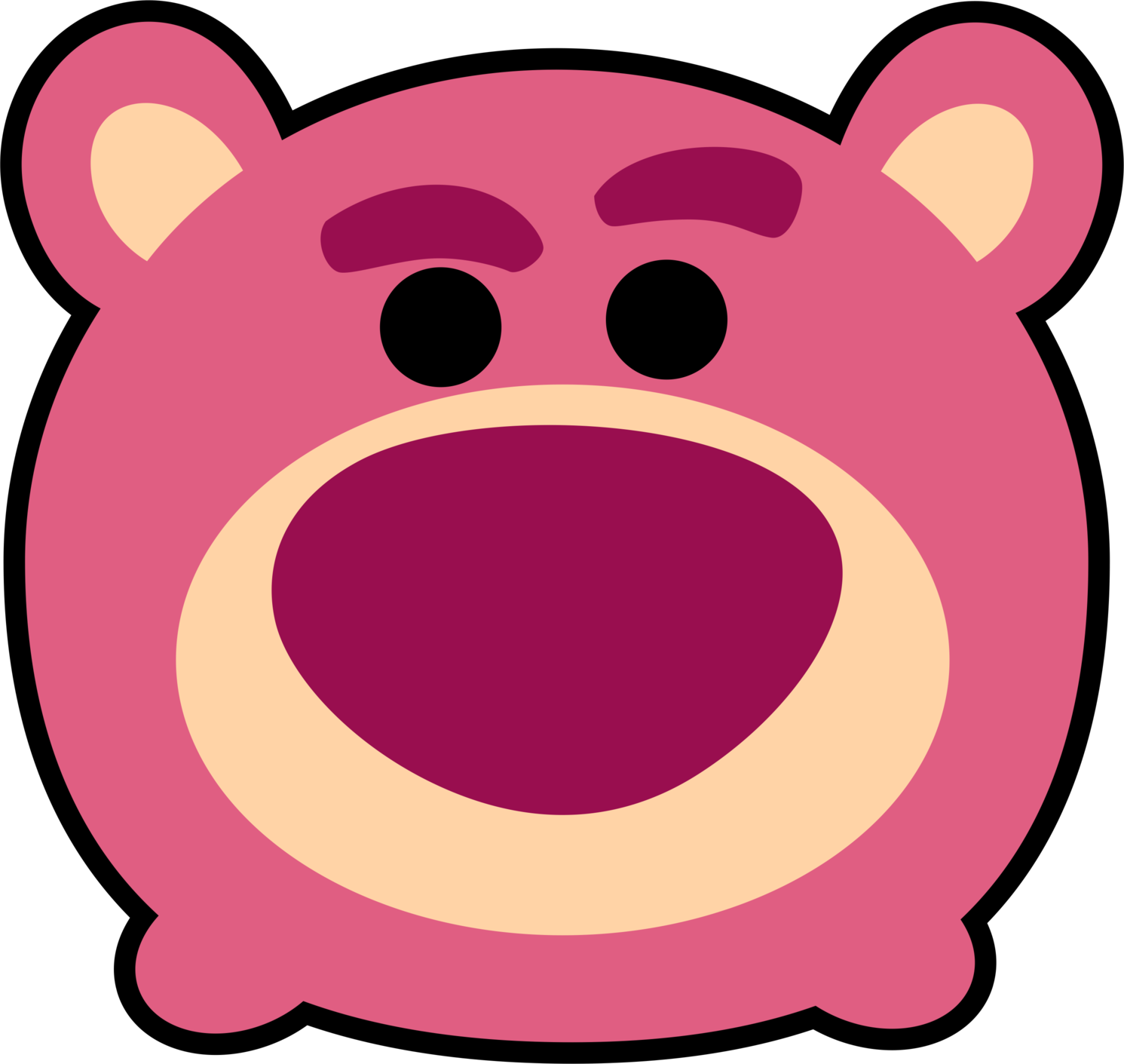 Disney Tsum Tsum Png (1491x1411), Png Download