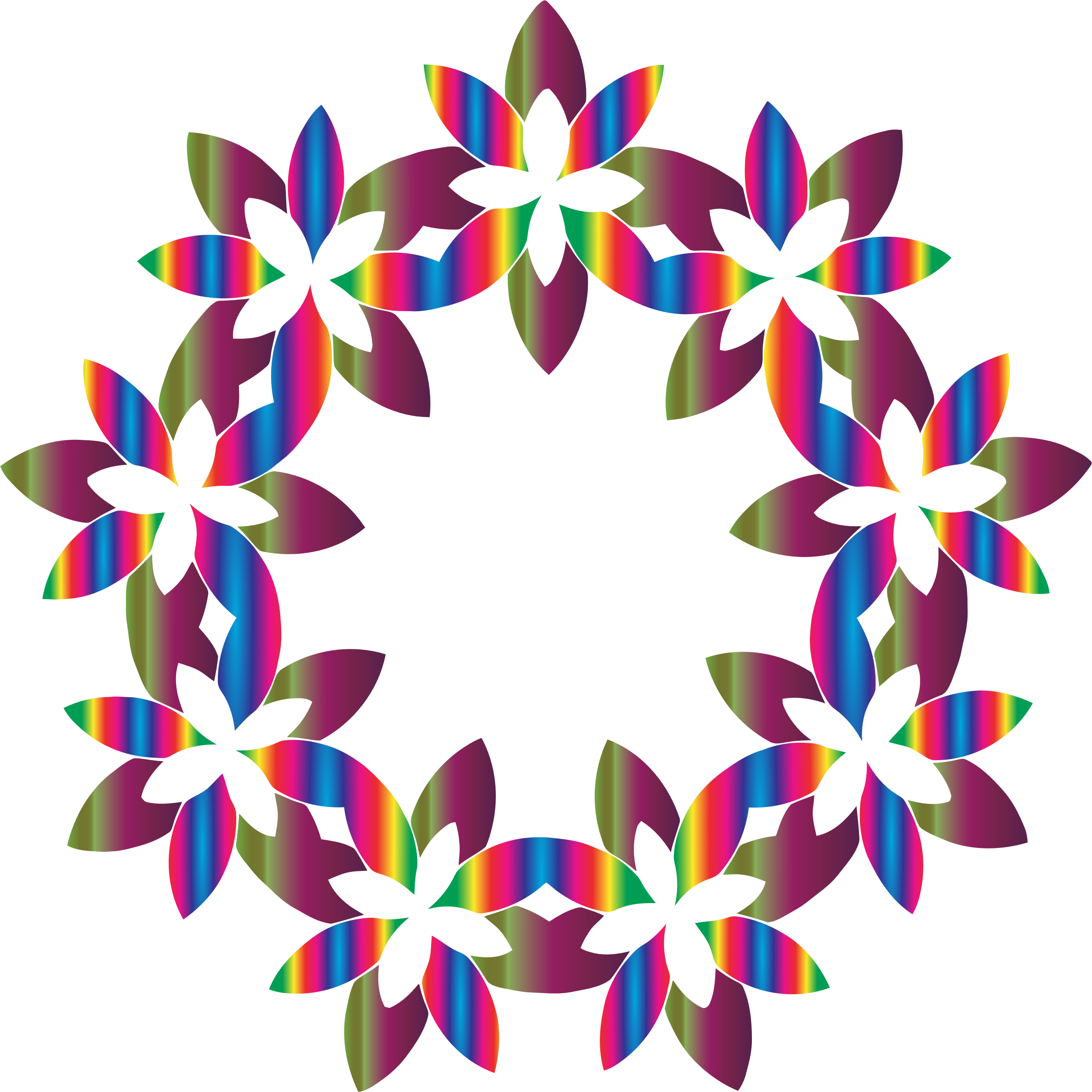 Abstract Clipart Abstract Floral - Colorful Abstract Design Hd Png ...