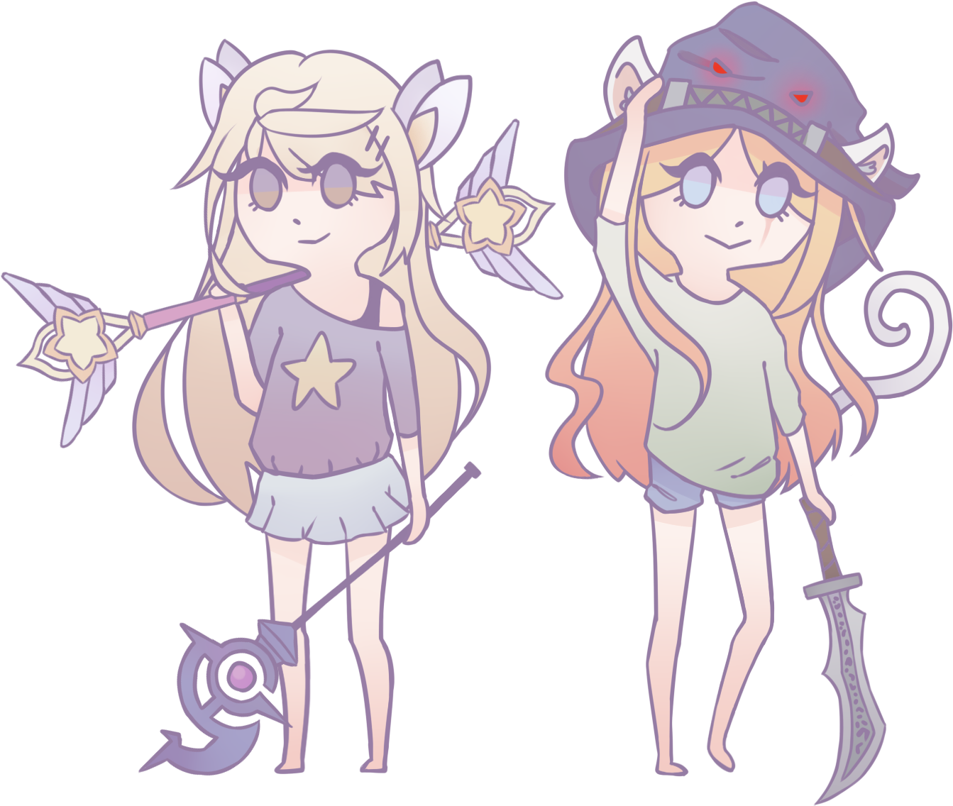 Some Crossover Art Of Ali's Favorite Champion And Skin - Skin Minecraft ...