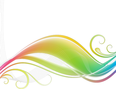 Colorful Waves Png Download - Multi Color Wave Png (400x307), Png Download