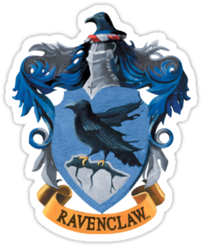 Ravenclaw Crest - Ravenclaw Badge Printable (375x360), Png Download
