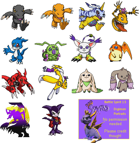 Digimon Portraits - Digimon Tamers: Battle Spirit Ver. 1.5 (506x506 ...
