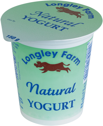 Longley Farm Natural Yogurt (360x441), Png Download