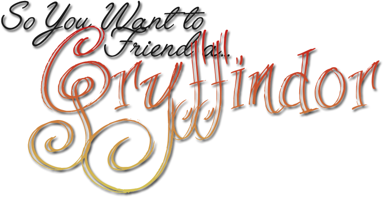Download Gryffindor - Calligraphy | Transparent PNG Download | SeekPNG