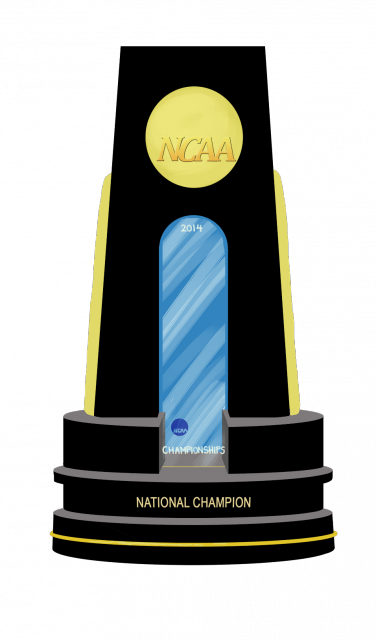 Trophy Transparent National Championship - Ncaa Championship Trophy Png ...