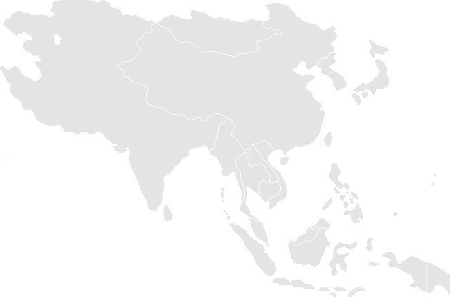 Species Distributions By Country - Asia Map Png White (652x431), Png ...
