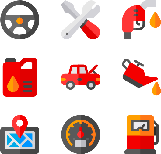 Car Garage - Computer (600x564), Png Download