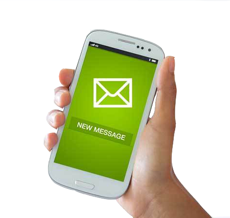 Mobile Sms Icon - Mobile Sms (474x449), Png Download