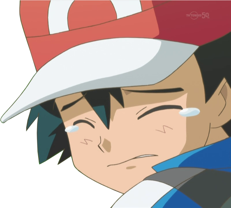 Sad Mirror Ash , - Ash Transparent Face Pokemon (819x720), Png Download