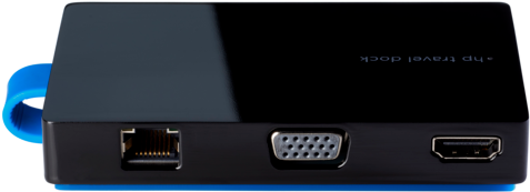 Hp Usb Travel Dock - Pc (573x430), Png Download