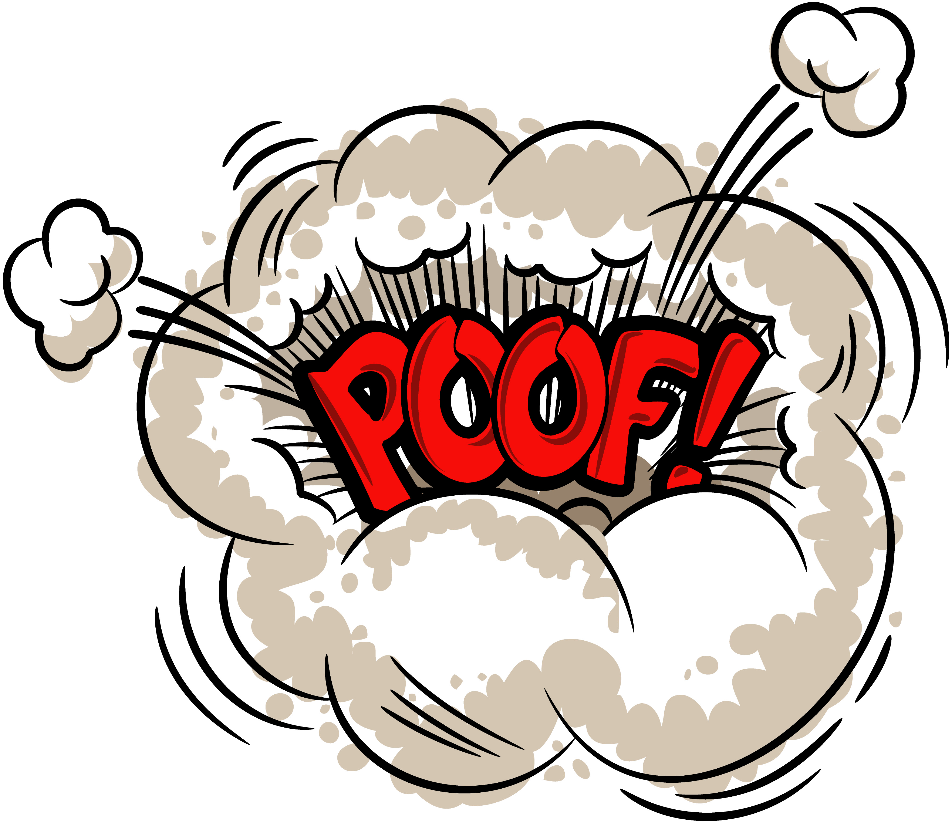 Photos Gone Poof Poof 1 - 1080 X 1080 Transparent (1080x1080), Png Download