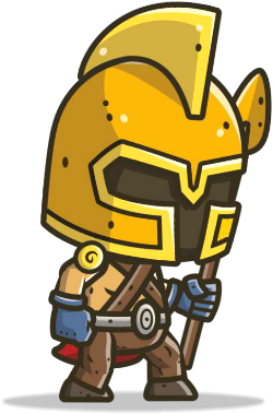 Drawn Helmet Chibi Knight - Chibi Knight (600x500), Png Download