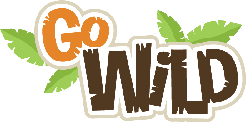 Go Wild Svg Scrapbook Title Zoo Svg Scrapbook Title - Go Wild (787x393 ...