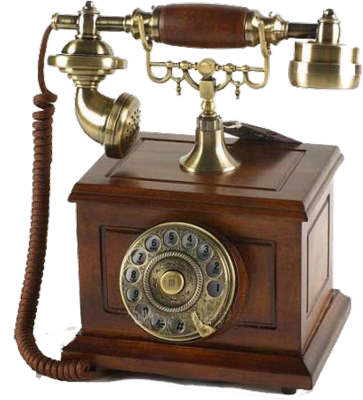 Old Telephone Antiques Pinterest - Old Fashioned Telephone Png (363x400 ...