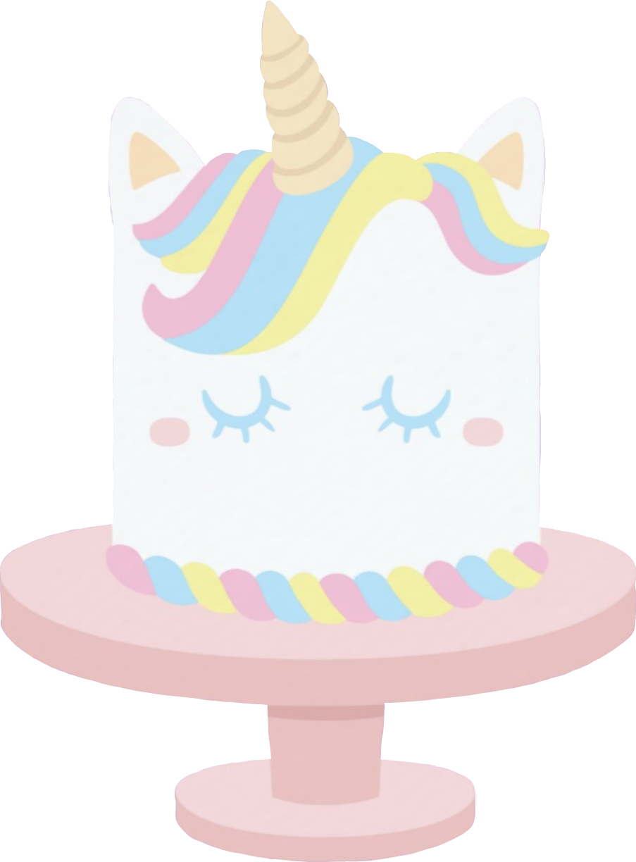 Download Clipart Unicorn Birthday Cake - Unicorn Cake Clipart Png ...