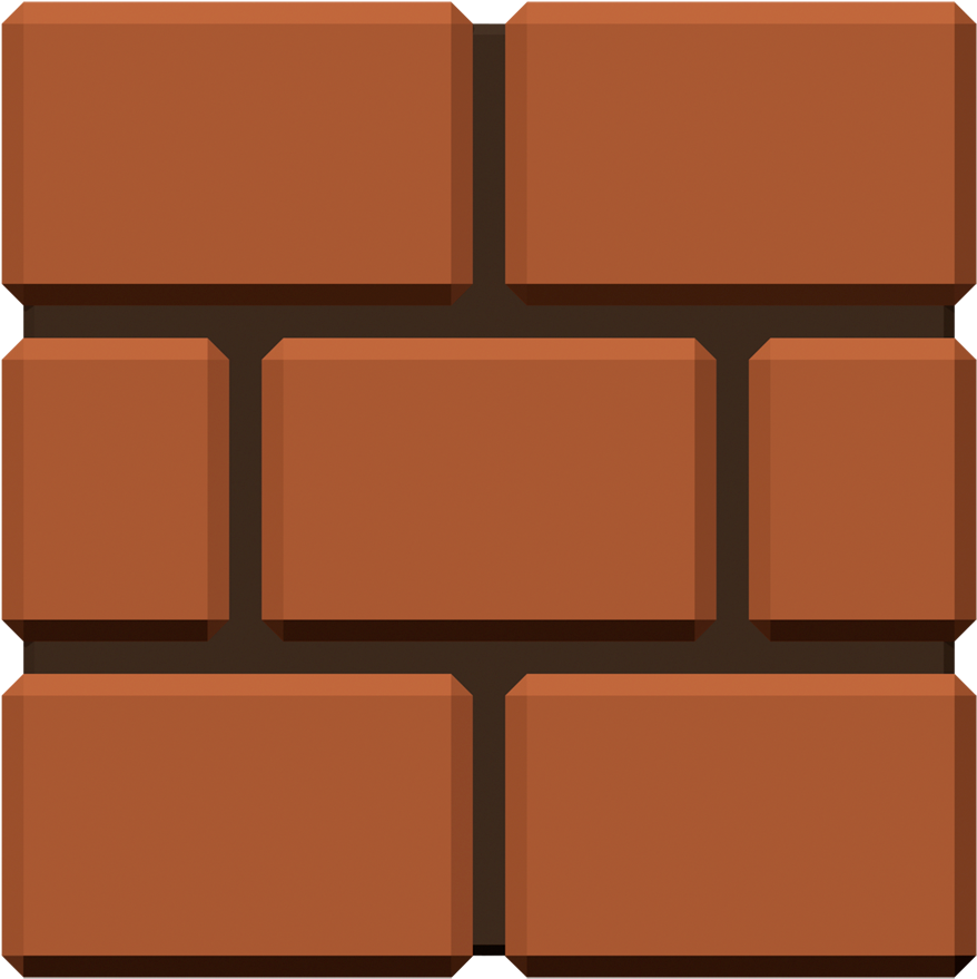Download New Super Mario Bros - Mario Brick Block | Transparent PNG ...