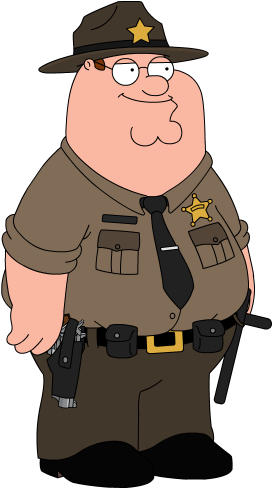 Sheriff Peter - Police (279x496), Png Download
