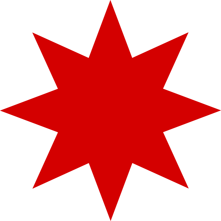 Star Vector Red - Azerbaijan Star And Moon (768x768), Png Download