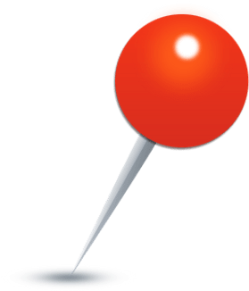 Download Shiny Red Map Pin - Push Pin Clipart Transparent Background ...