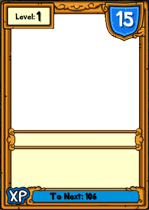 Hero Card Blank - Blank Hero Card (300x423), Png Download