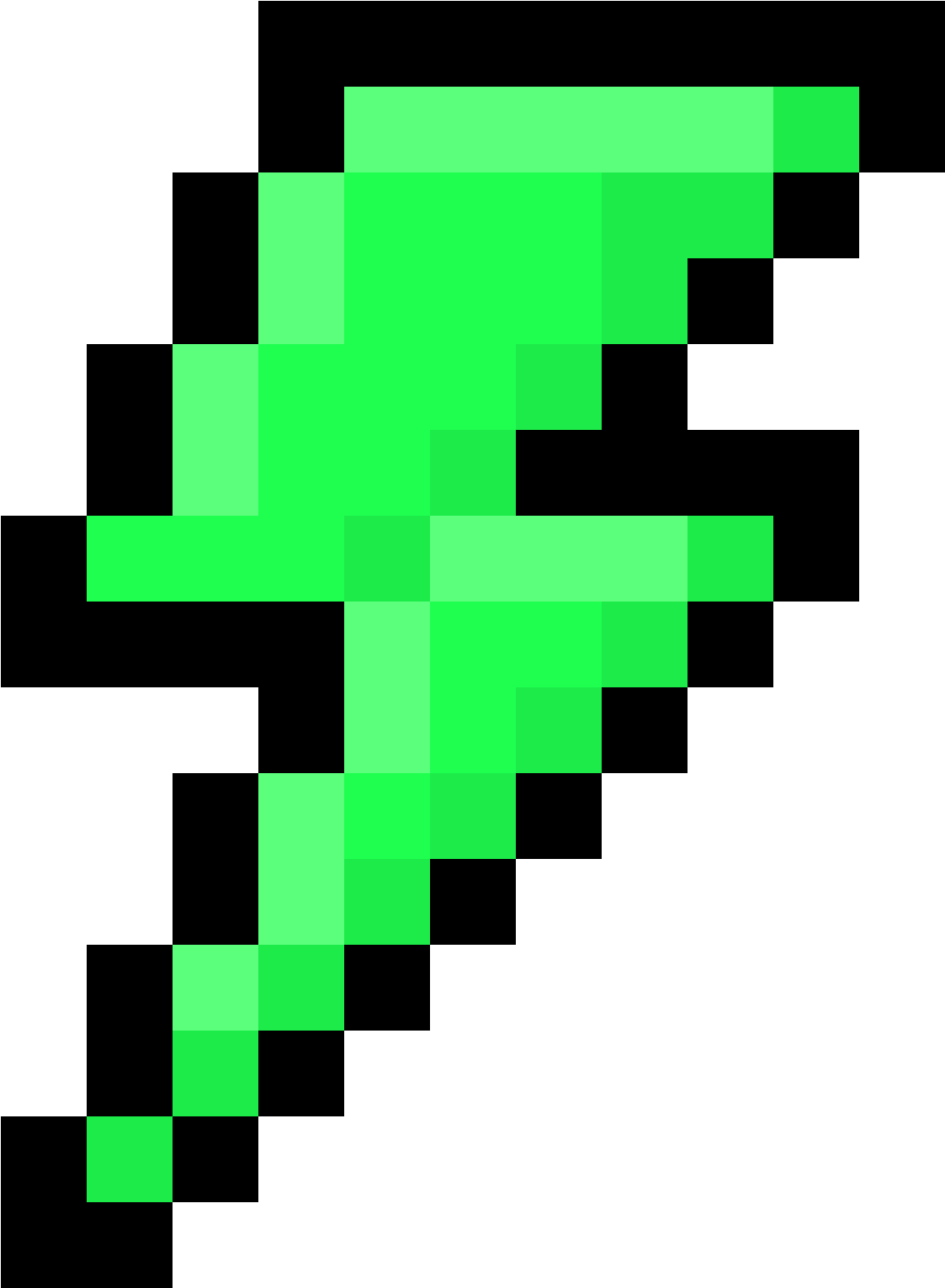Lightning Bolt - Pixelated Lightning Bolt (1600x1800), Png Download